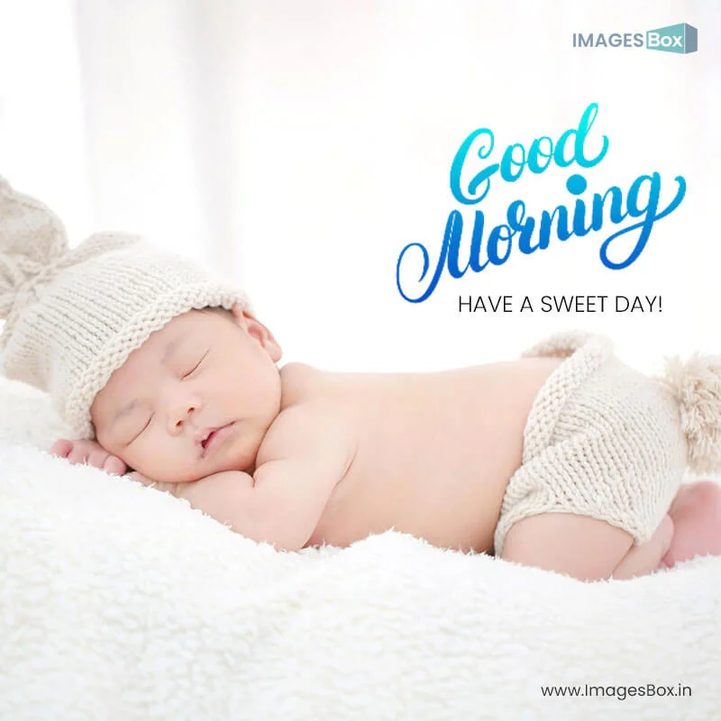 Sleeping Baby Good Morning