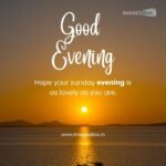 Sunday Good Evening Images & Quotes 2025