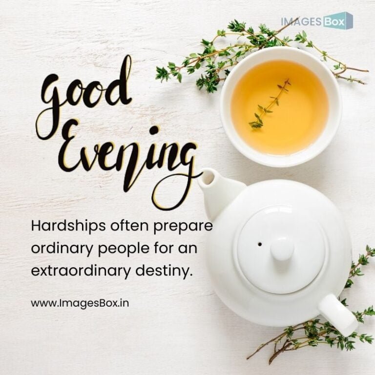 Good Evening Tea Images with Quotes 2025