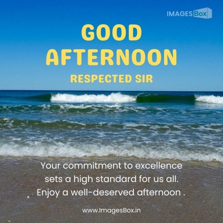 25+ Good Afternoon Sir Images with Quotes (2025)