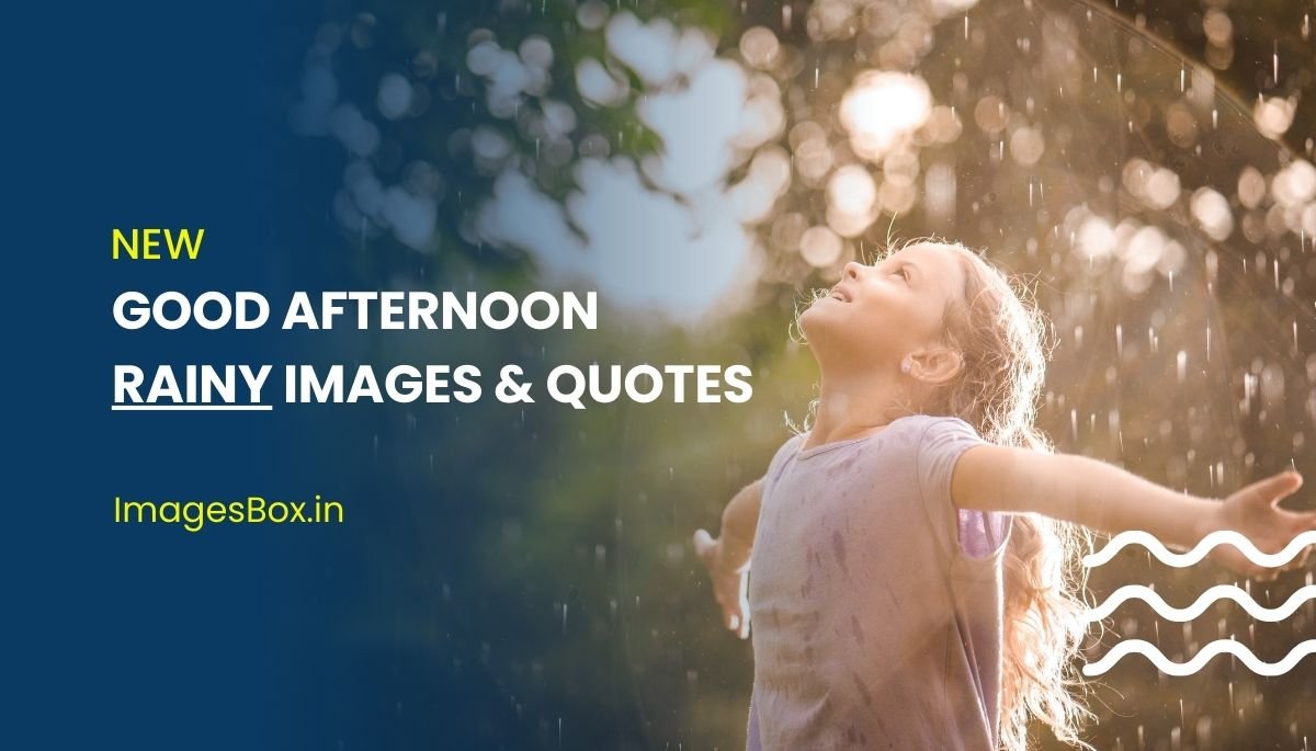 20+ Good Afternoon Rainy Images with Quotes 2025