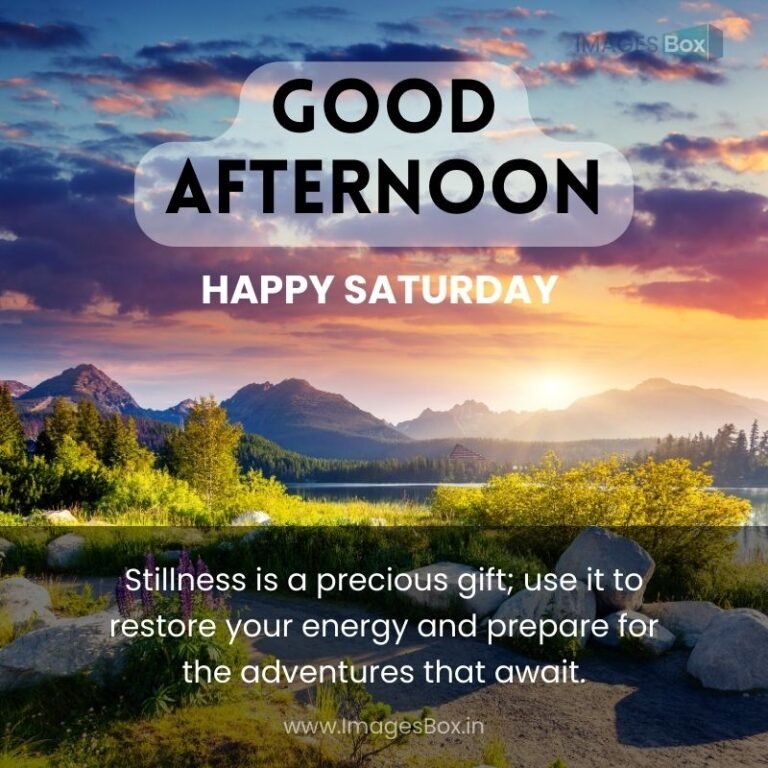 25+ Good Afternoon Saturday Images & Quotes 2025