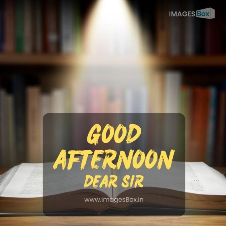 25+ Good Afternoon Sir Images with Quotes (2025)