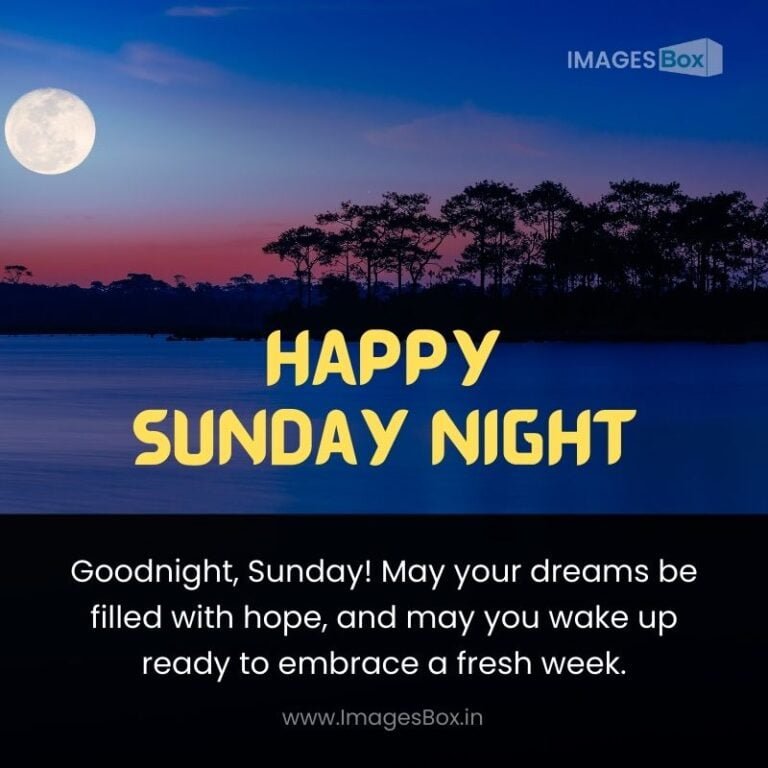 28+ Good Night Sunday Images with Quotes (2023)